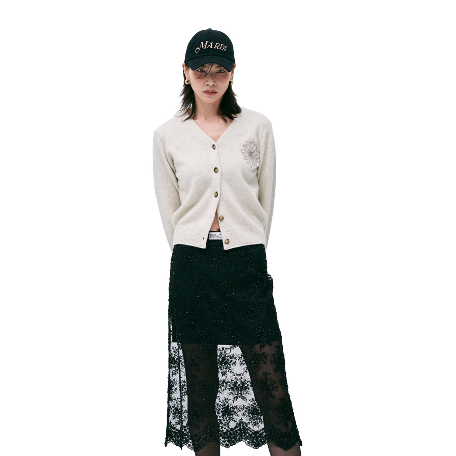 Raccoon Blended Cardigan V Neck – FRUITION Raccoon Blended Cardigan V Neck – FRUITION
