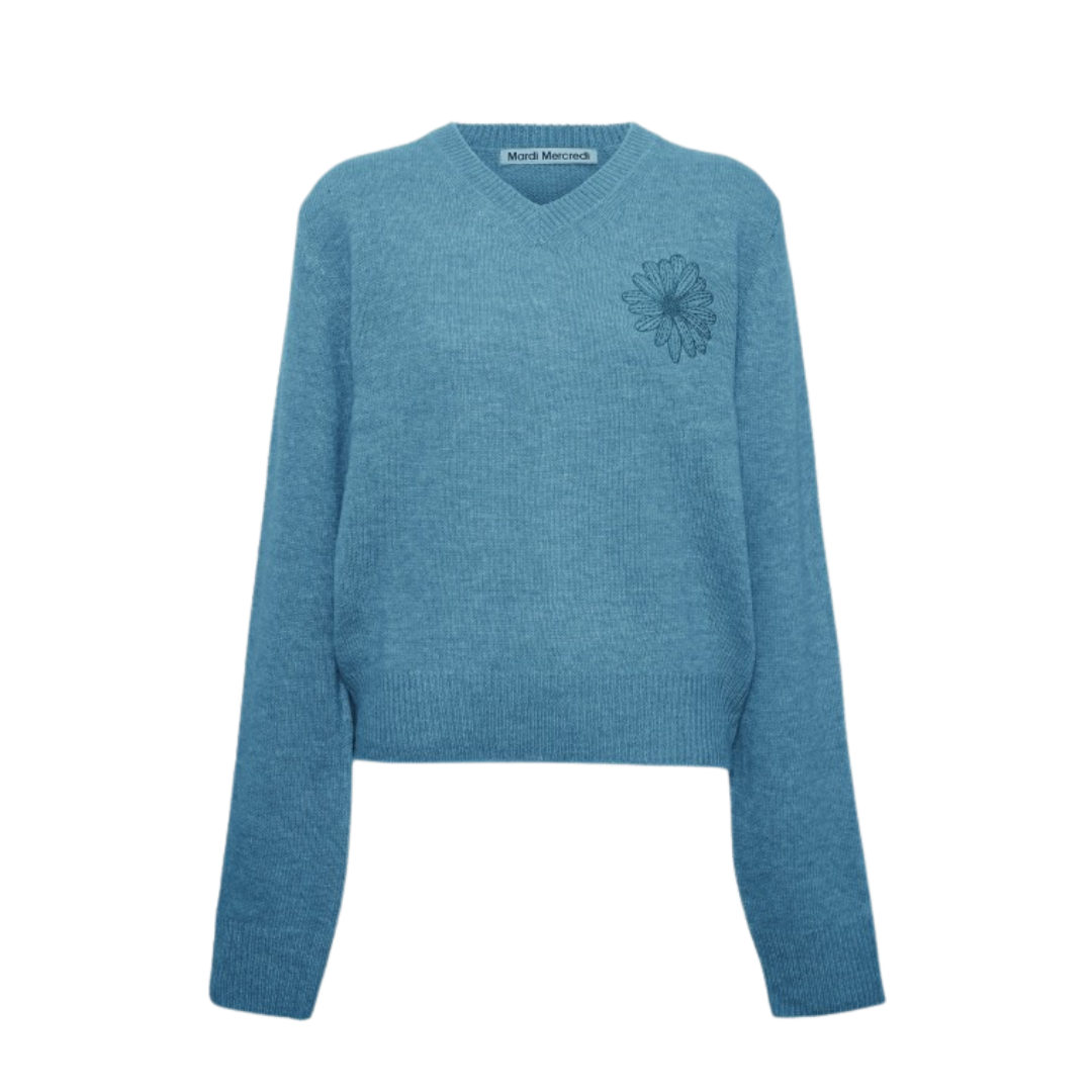 Raccoon Blended V Neck – FRUITION