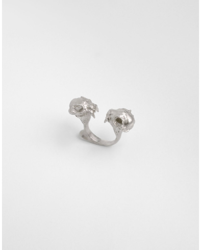 Kapala Toro Gold Ring "Encased Embers"